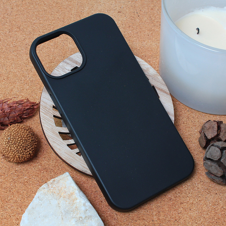 Zastitna maska (futrola) Teracell Giulietta Nature - iPhone 14 Pro crna