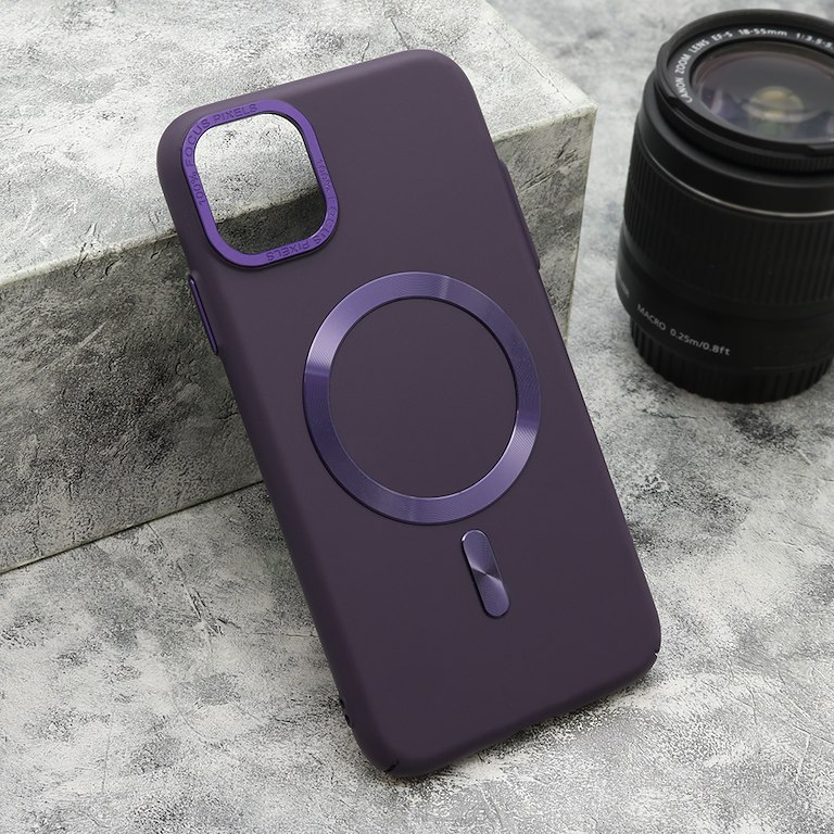 Zastitna maska (futrola) TRUE COLOR MAGSAFE - iPhone 14 Pro (6.1) ljubicasta (MS)