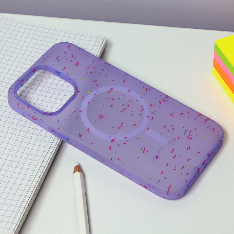 Zastitna maska (futrola) Colorful Magsafe - iPhone 14 Pro Max 6.7 ljubicasta