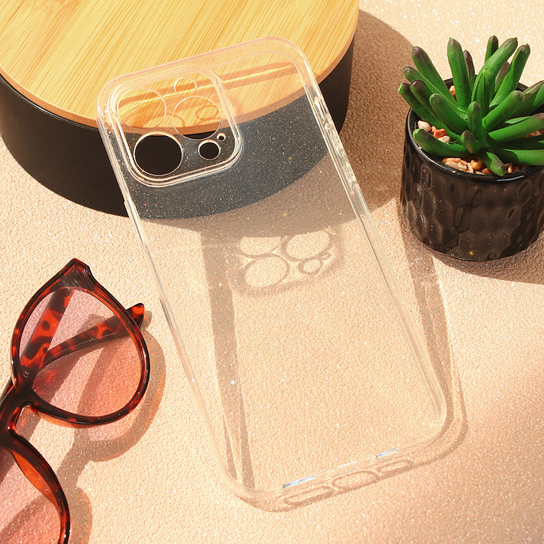 Zastitna maska (futrola) Sparkle Dust - iPhone 14 Pro Max 6.7 Transparent