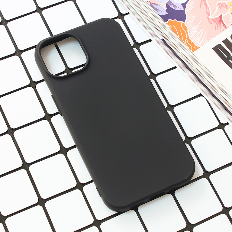 Zastitna maska (futrola) Nano Silikon - iPhone 15 crna