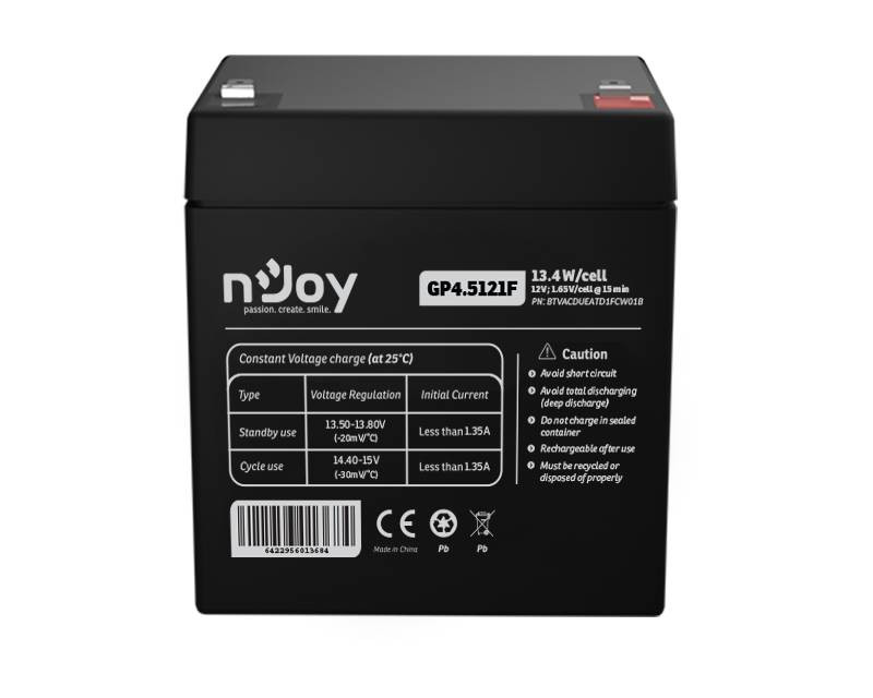 NJOY - GP4.5121F baterija za UPS 12V 4.5Ah (BTVACDUEATD1FCW01B)