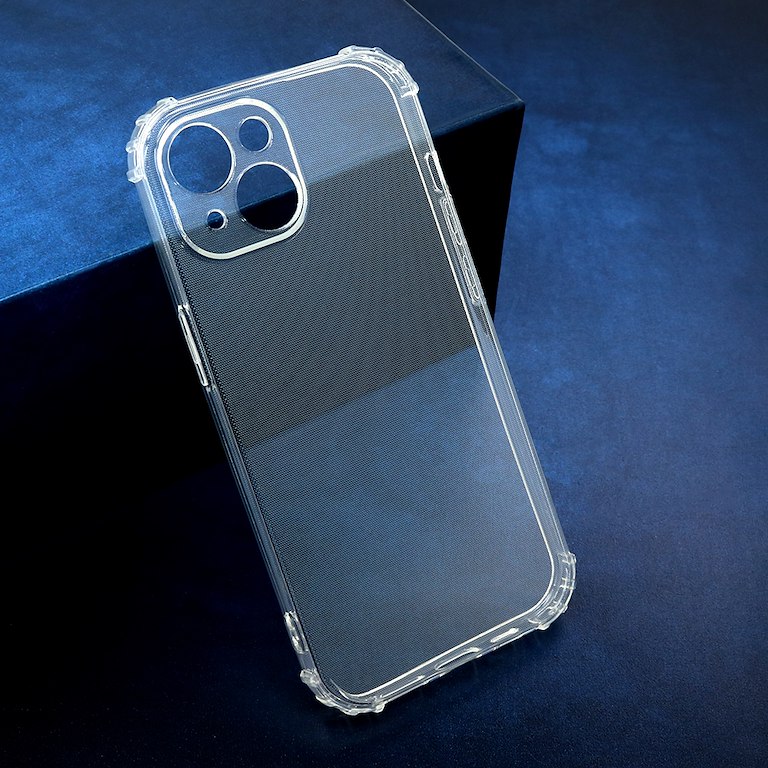 Zastitna silikonska maska (futrola) CRASHPROOF - iPhone 15 Providna (MS)