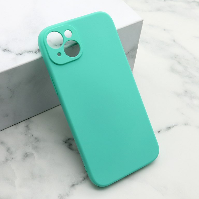 Zastitna maska (futrola) Soft Silicone - iPhone 15 Plus mint (MS)