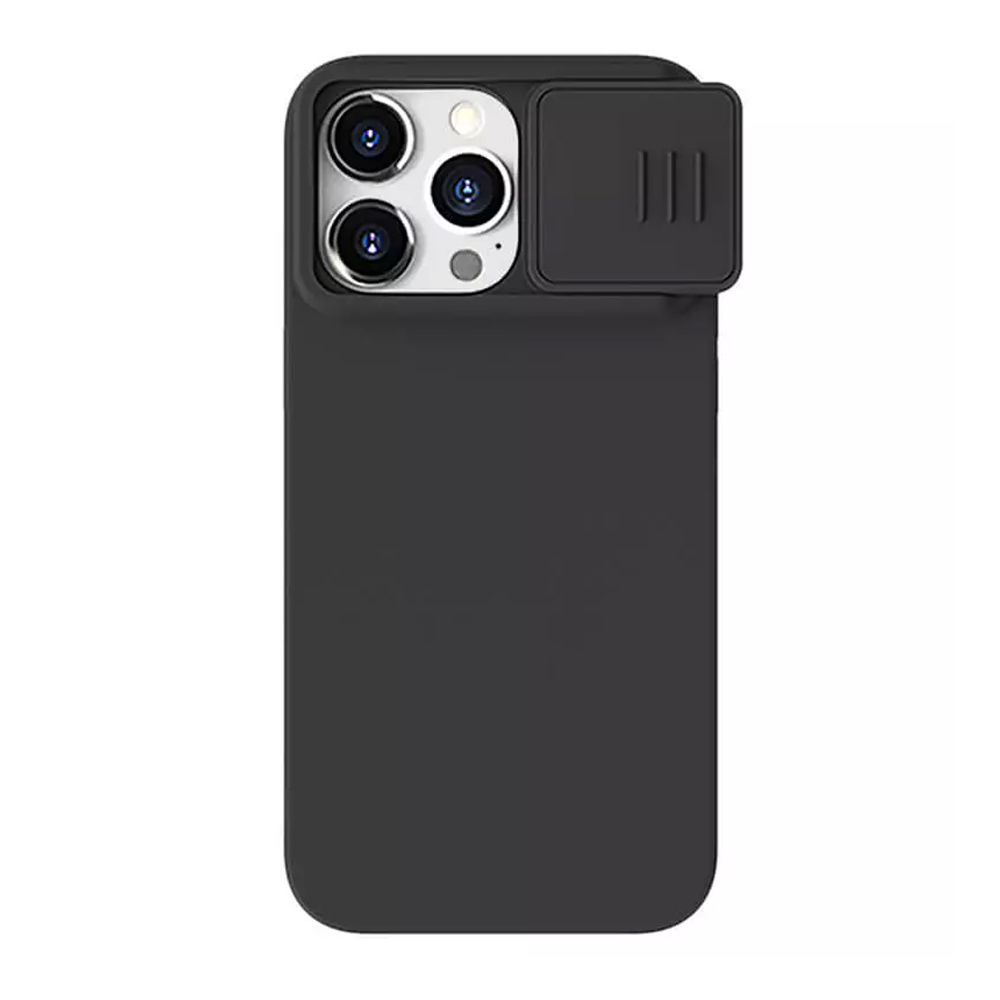 Zastitna maska (futrola) Nillkin Cam Shield Silky - iPhone 15 Pro (6.1) crna (MS)