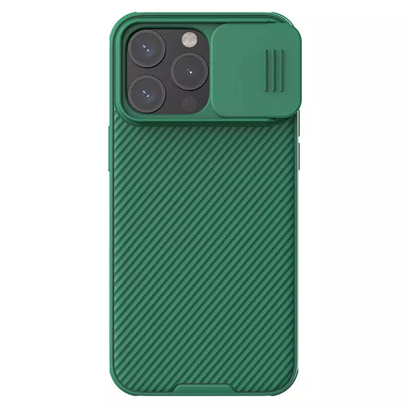 Zastitna maska (futrola) Nillkin CamShield Pro - iPhone 15 Pro 6.1 zelena