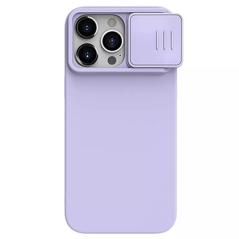 Zastitna maska (futrola) Nillkin CamShield Silky - iPhone 15 Pro 6.1 ljubicasta