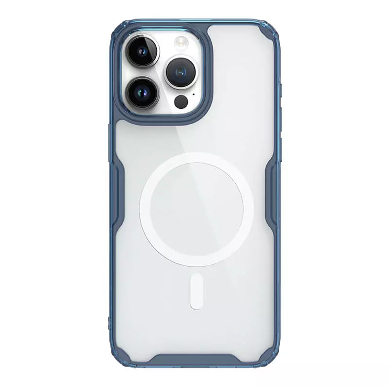 Zastitna maska (futrola) Nillkin Nature Pro Magnetic - iPhone 15 Pro 6.1 plava