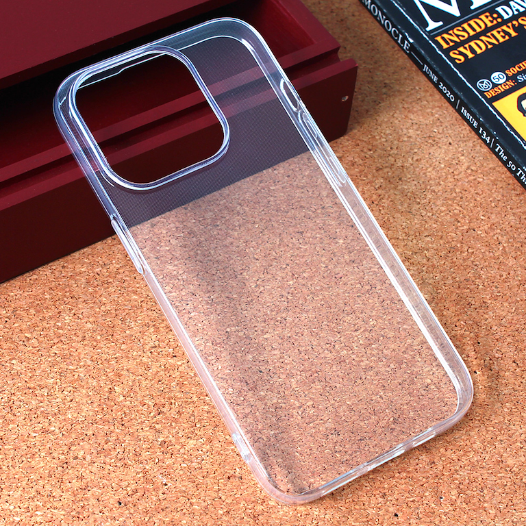 Zastitna silikonska maska (futrola) Ultra Thin - iPhone 15 Pro 6.1 Transparent
