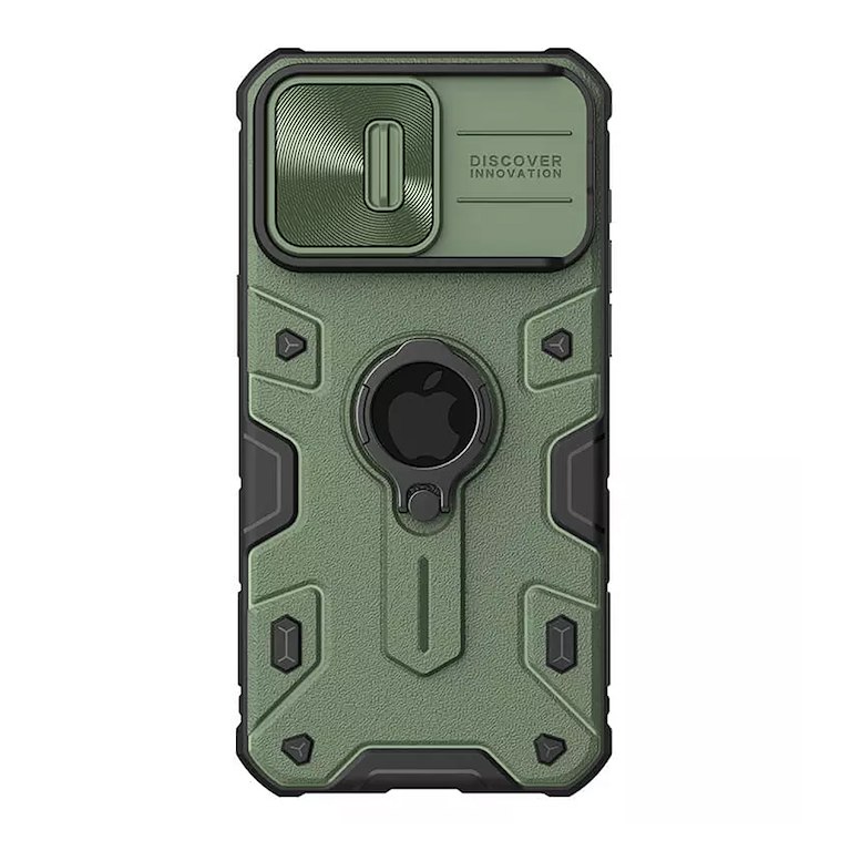 Zastitna maska (futrola) Nillkin Cam Shield Armor Pro - iPhone 15 Pro Max (6.7) zelena (MS)