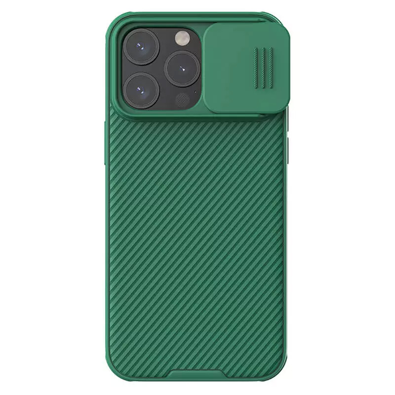 Zastitna maska (futrola) Nillkin CamShield Pro - iPhone 15 Pro Max 6.7 zelena