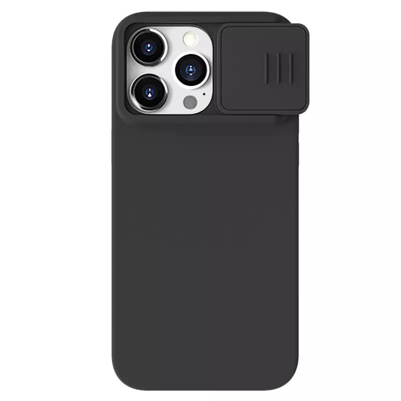 Zastitna maska (futrola) Nillkin CamShield Silky - iPhone 15 Pro Max 6.7 crna