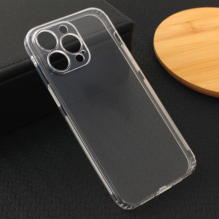 Zastitna silikonska maska (futrola) Ultra Thin with pluggy - iPhone 15 Pro Max 6.7 Transparent