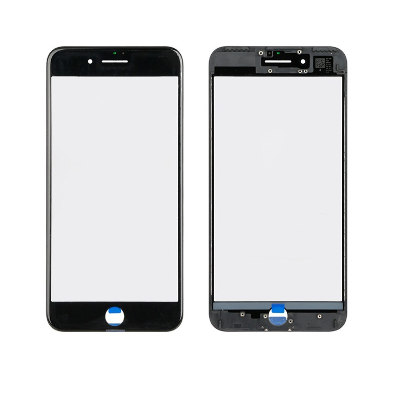 Staklo touchscreen-a+frame - Iphone 7 Plus crno AAA