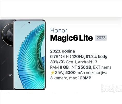 Honor MAGIC 6 lite SNIŽENO + maska