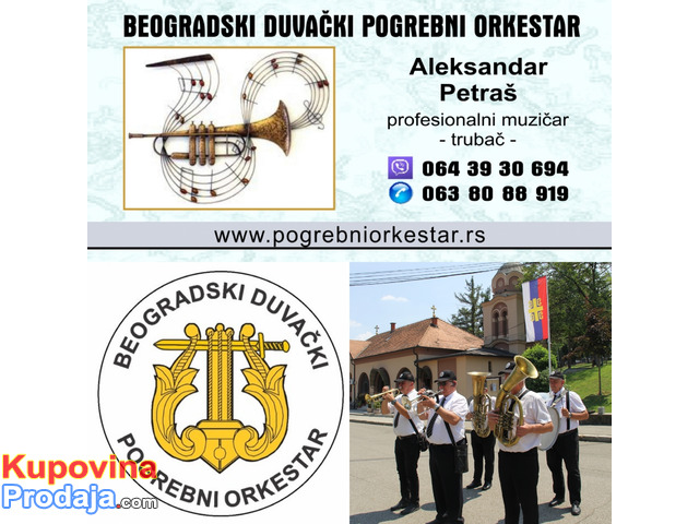 Zvanični pogrebni orkestar, trubači, muzika, sahrane Beograd