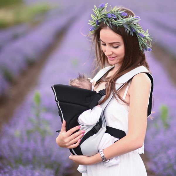 LORELLI KENGUR JOURNEY - DARK RED CYCLAMEN&BLACK