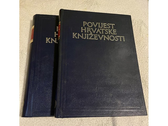 POVIJEST HRVATSKE KNJIŽEVNOSTI KNJIGE 1 i 5