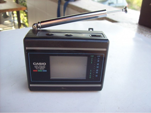 CASIO LCD Color TV TV-500 , Made in Japan