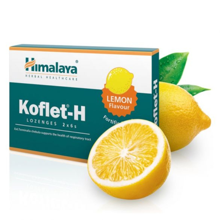 Himalaya Koflet-H lozenge - ukus limun 12 komada