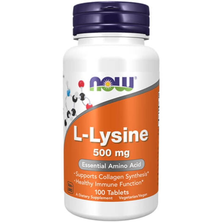 Now Lysine 500mg 100 tableta