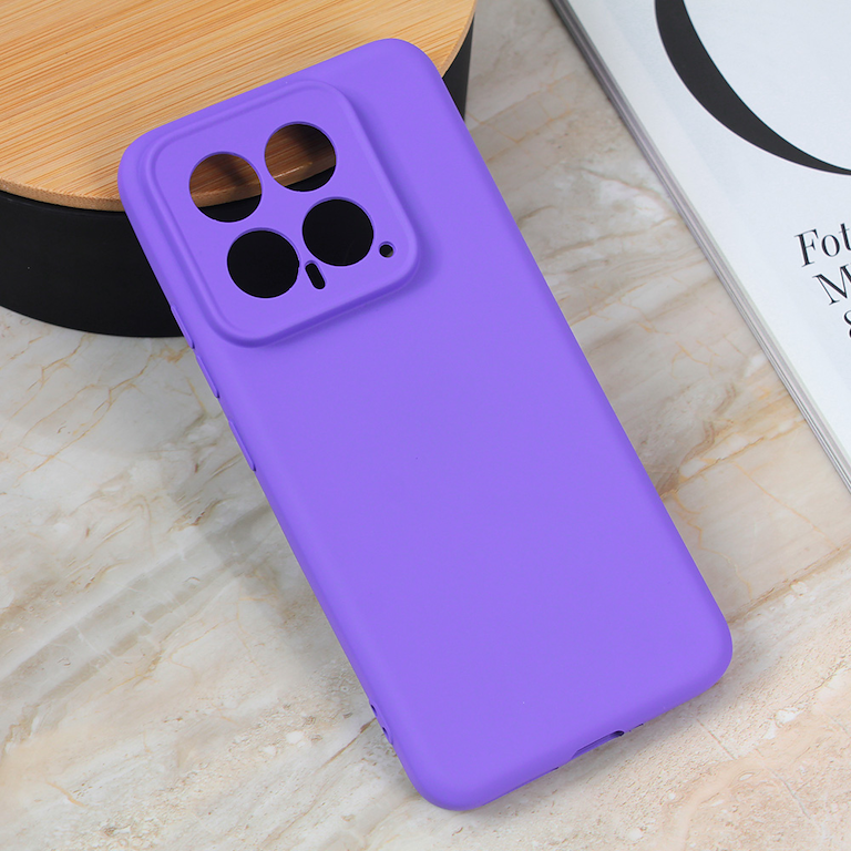 Zastitna maska (futrola) Teracell Giulietta - Xiaomi 14 mat ljubicasta