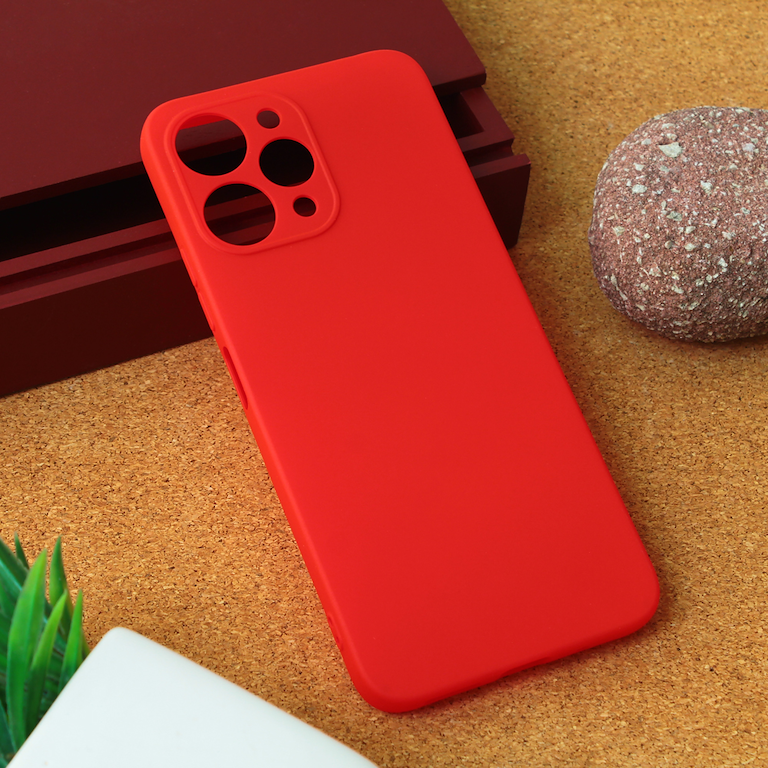 Zastitna maska (futrola) Teracell Giulietta - Xiaomi Redmi 12 mat crvena