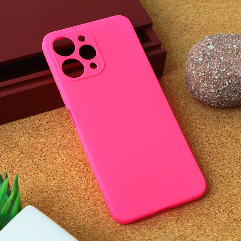 Zastitna maska (futrola) Teracell Giulietta - Xiaomi Redmi 12 mat pink