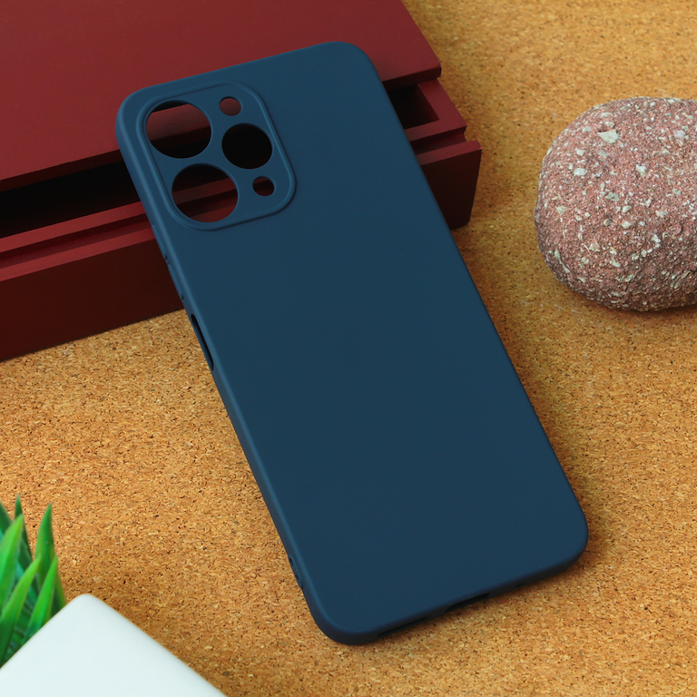 Zastitna maska (futrola) Teracell Giulietta - Xiaomi Redmi 12 mat tamno plava