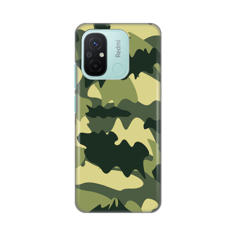 Zastitna ultra tanka (skin) maska / futrola PRINT - Xiaomi Redmi 12C Army