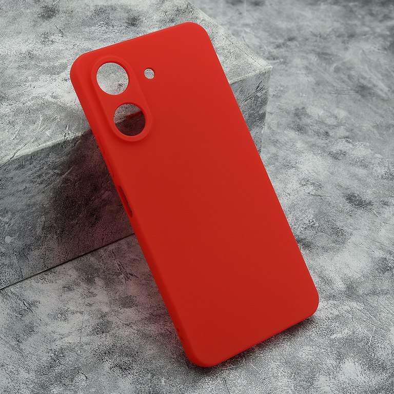 Zastitna maska (futrola) GENTLE COLOR - Xiaomi Redmi 13C/Poco C65 pro crvena (MS)