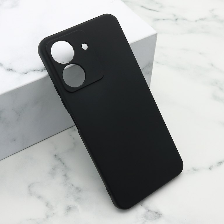 Zastitna maska (futrola) Soft Silicone - Xiaomi Redmi 13C/Poco C65 pro crna (MS)