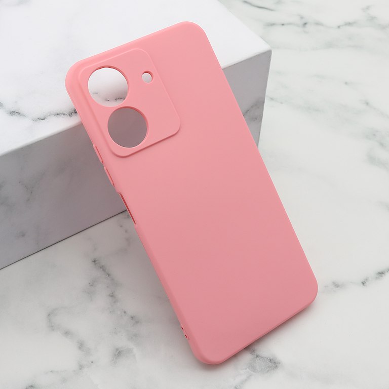 Zastitna maska (futrola) Soft Silicone - Xiaomi Redmi 13C/Poco C65 pro roze (MS)