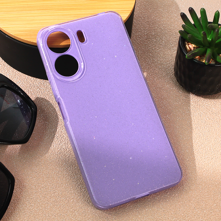 Zastitna maska (futrola) Sparkle Dust - Xiaomi Redmi 13C ljubicasta