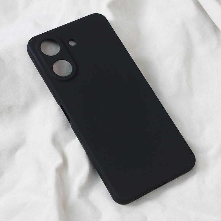 Zastitna maska (futrola) Teracell Soft Velvet - Xiaomi Redmi 13C crna
