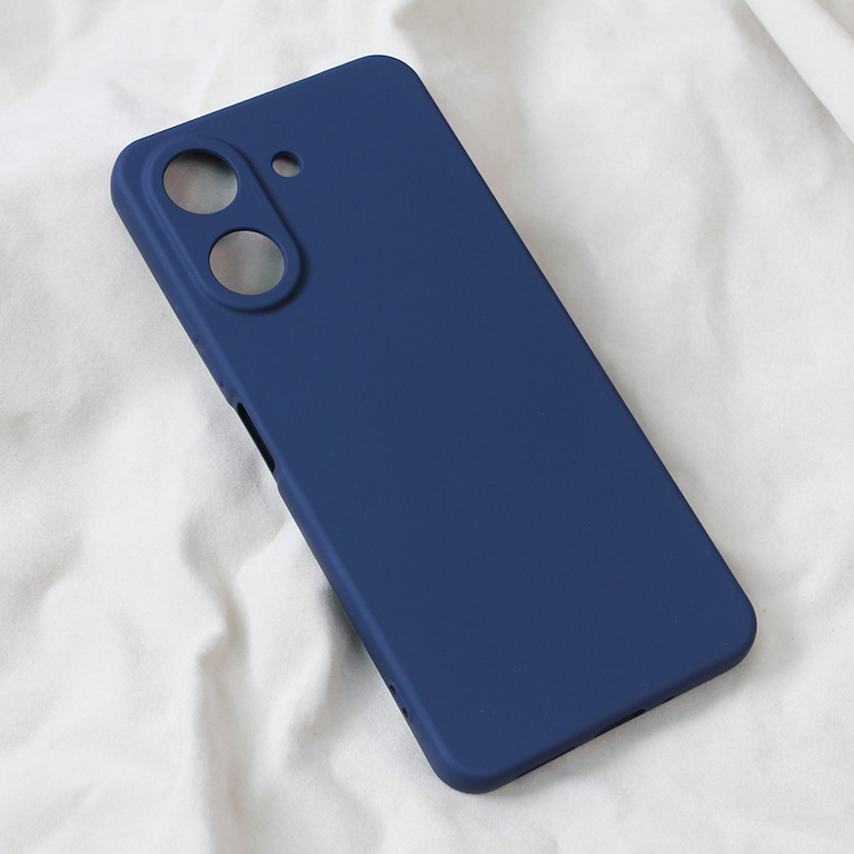 Zastitna maska (futrola) Teracell Soft Velvet - Xiaomi Redmi 13C tamno plava