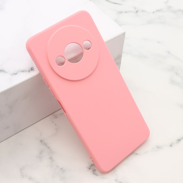 Zastitna maska (futrola) Soft Silicone - Xiaomi Redmi A3 roze (MS)