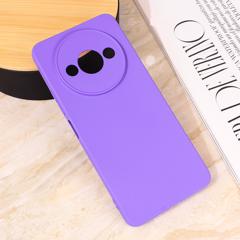 Zastitna maska (futrola) Teracell Giulietta - Xiaomi Redmi A3 mat ljubicasta