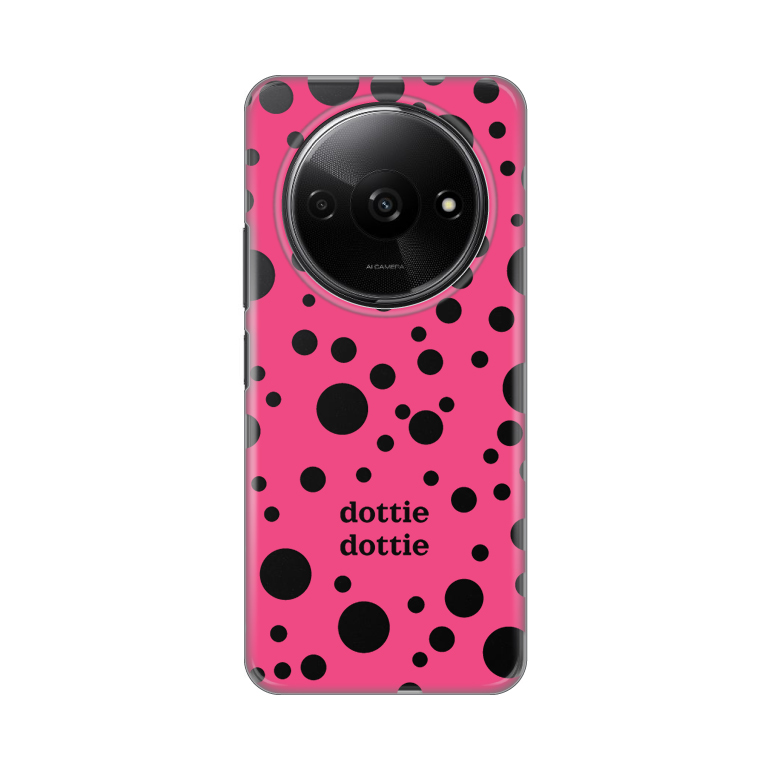 Zastitna ultra tanka (skin) maska / futrola PRINT - Xiaomi Redmi A3 Dottie Dottie Pink