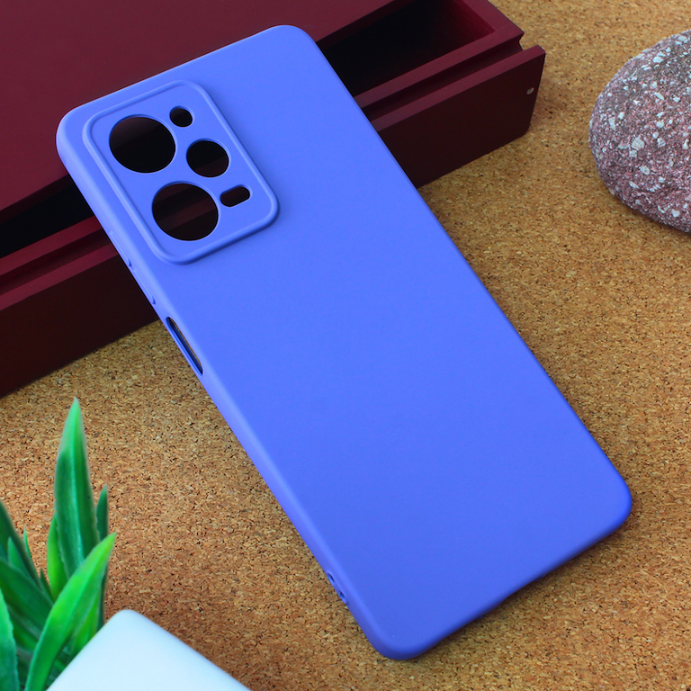 Zastitna maska (futrola) Teracell Giulietta - Xiaomi Redmi Note 12 5G (EU) mat ljubicasta