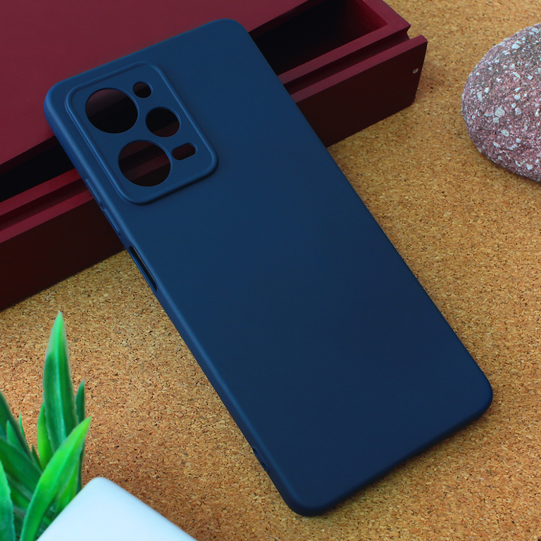 Zastitna maska (futrola) Teracell Giulietta - Xiaomi Redmi Note 12 5G (EU) mat tamno plava