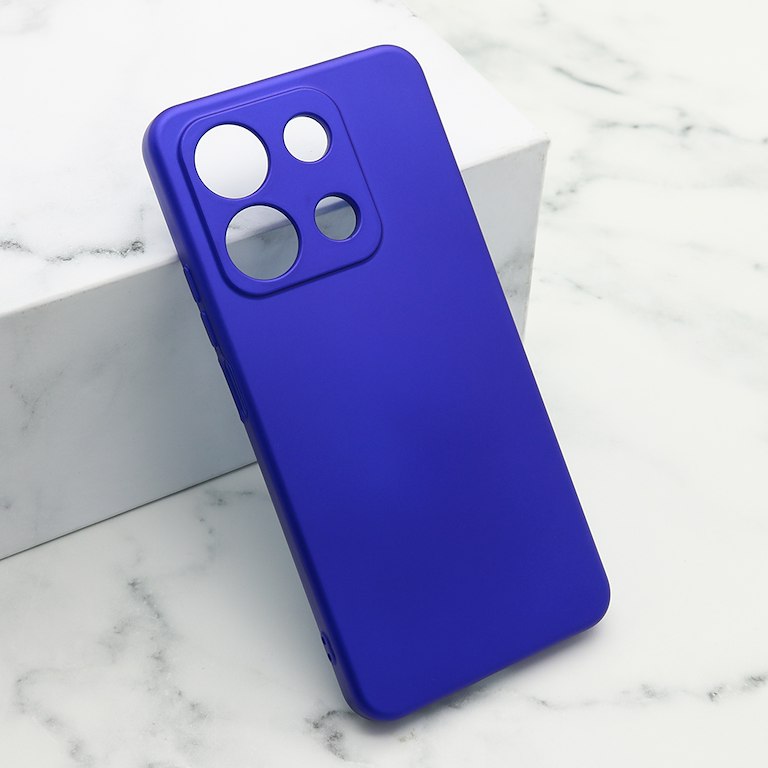 Zastitna maska (futrola) Soft Silicone - Xiaomi Redmi Note 13 5G plava (MS)