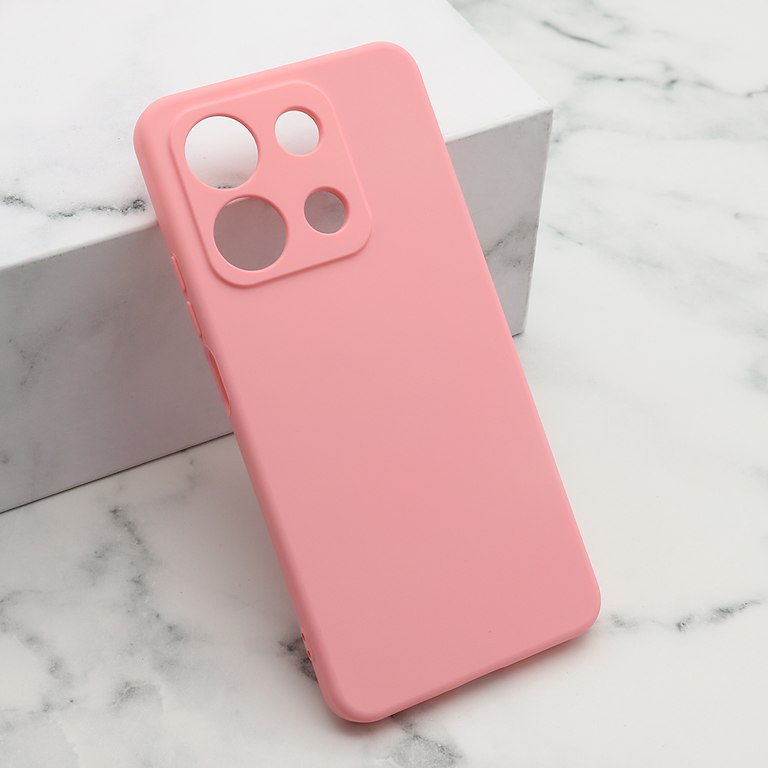 Zastitna maska (futrola) Soft Silicone - Xiaomi Redmi Note 13 5G roze (MS)