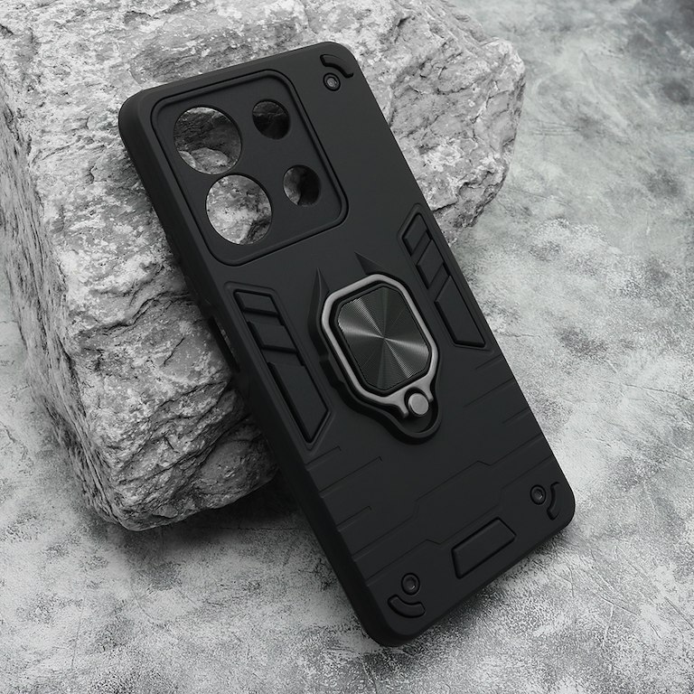 Zastitna maska (futrola) Square ring - Xiaomi Redmi Note 13 5G crna (MS)