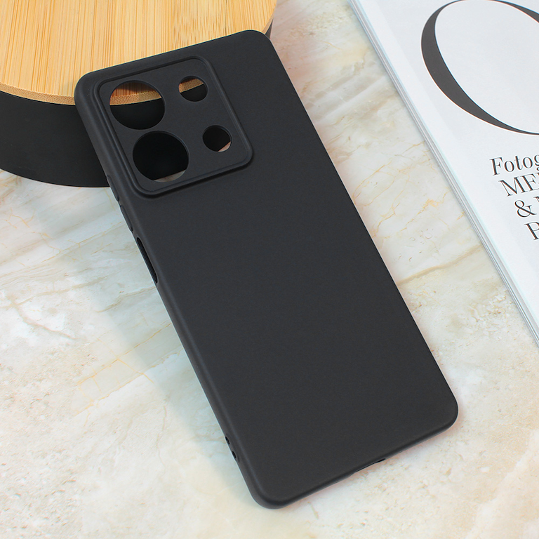 Zastitna maska (futrola) Teracell Giulietta - Xiaomi Redmi Note 13 5G (EU) mat crna