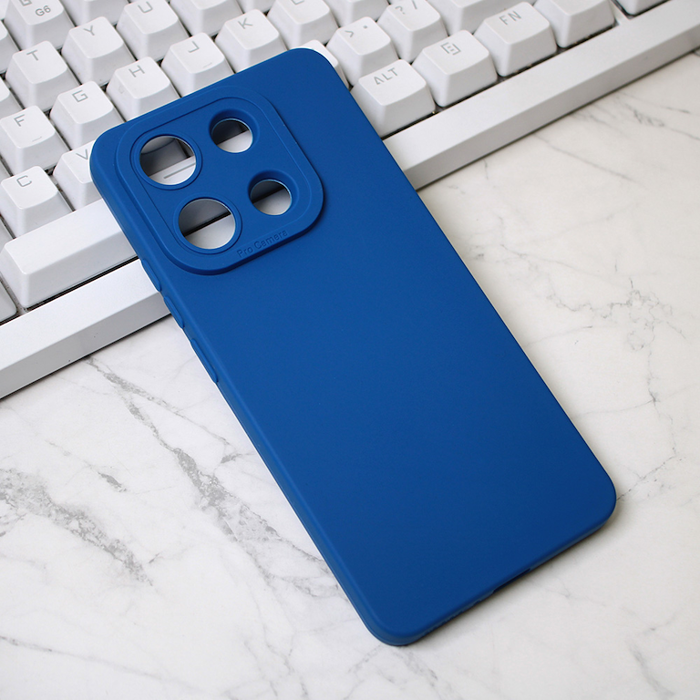 Zastitna maska (futrola) Silikon Pro Camera - Xiaomi Redmi Note 13 4G (EU) tamno plava