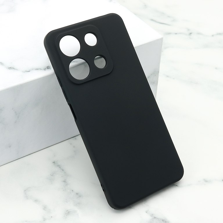Zastitna maska (futrola) Soft Silicone - Xiaomi Redmi Note 13 4G crna (MS)