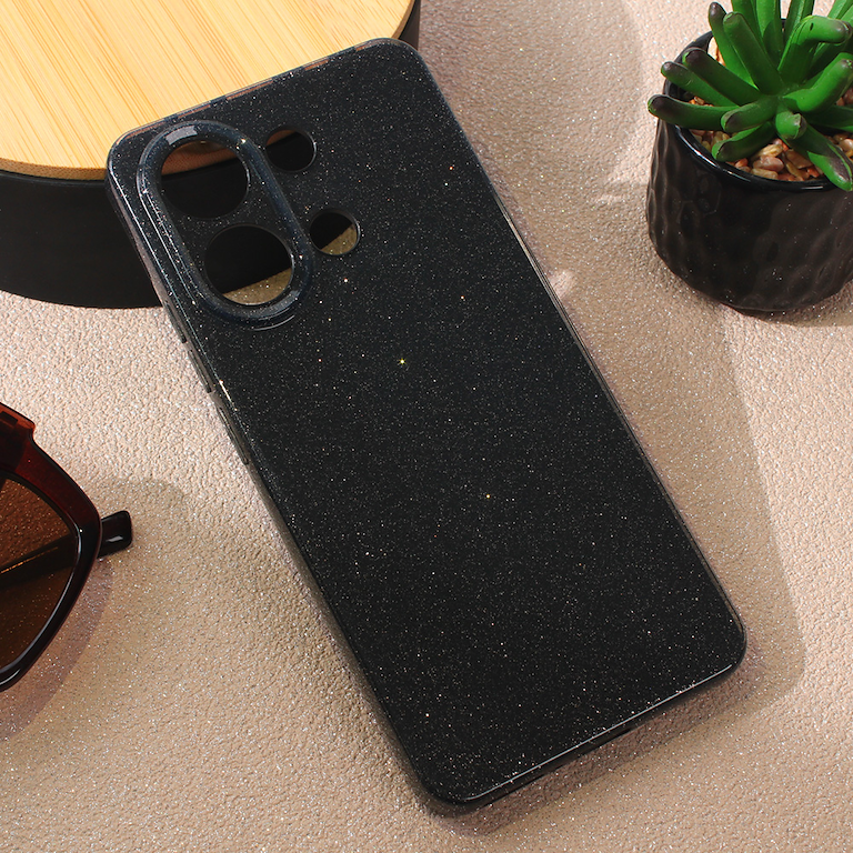 Zastitna maska (futrola) Sparkle Dust - Xiaomi Redmi Note 13 4G crna