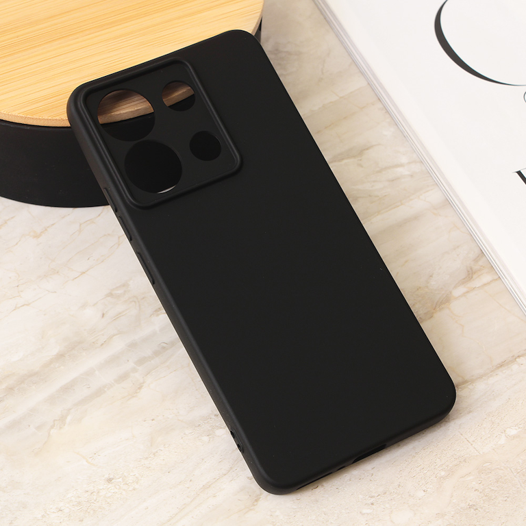 Zastitna maska (futrola) Teracell Giulietta - Xiaomi Redmi Note 13 4G (EU) mat crna