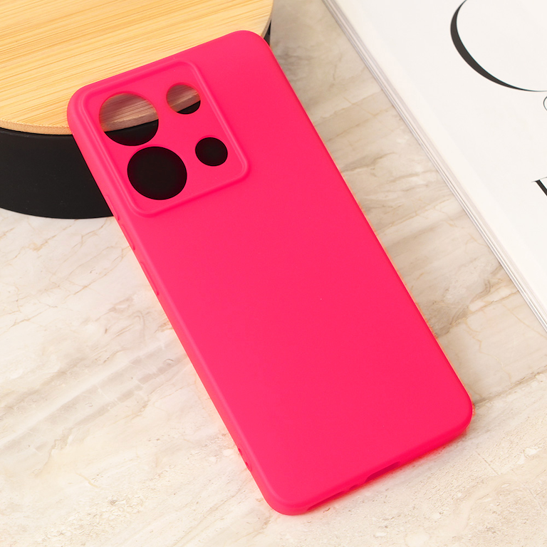 Zastitna maska (futrola) Teracell Giulietta - Xiaomi Redmi Note 13 4G (EU) mat pink